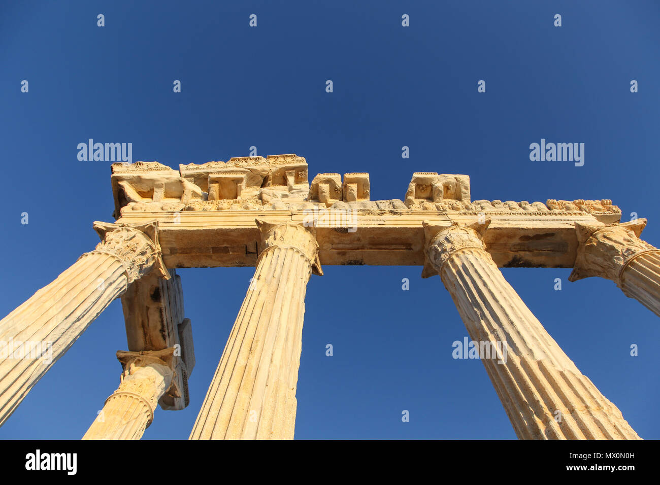 Turkey Ruins of the Temple of Apollo located in Antalya Stock Photo - Alamy