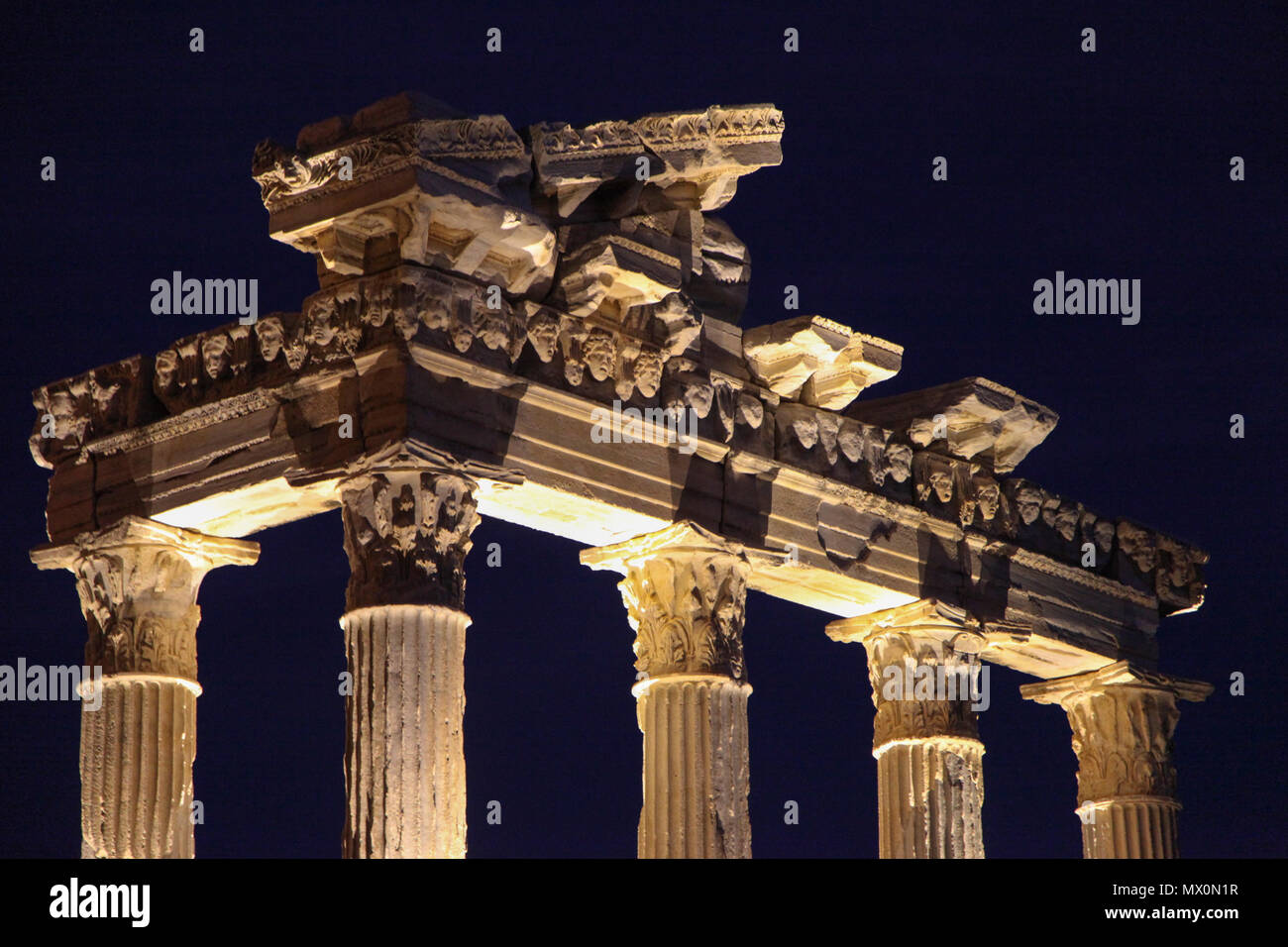 Side Turkey Temple Apollo Apollon High Resolution Stock Photography and ...