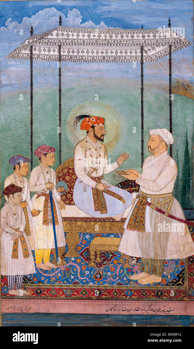 Mughal emperor shah jahan painting hi-res stock photography and images ...