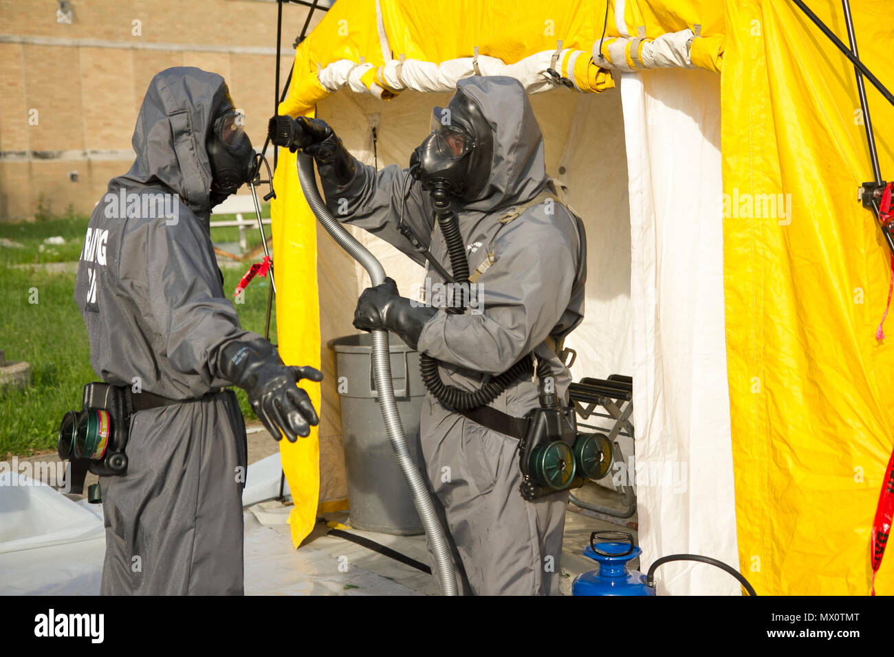 U.S. Army Soldiers of 602nd Area Support Medical Company conduct ...