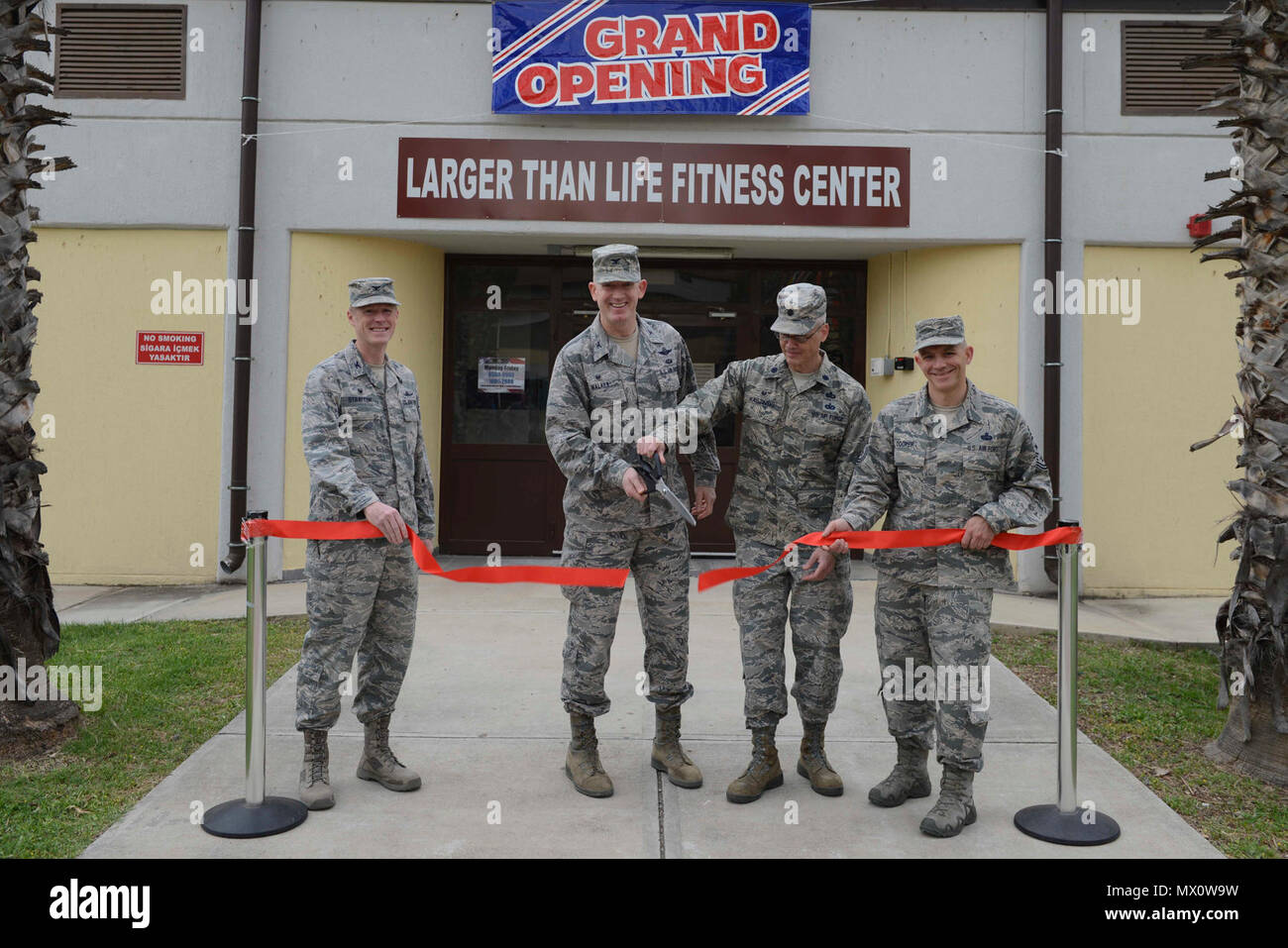U.S. Air Force Col. Todd Straton, 39th Mission Support Group commander ...