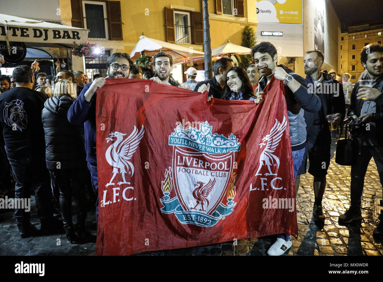 Germany uefa liverpool fans hi-res stock photography and images - Alamy