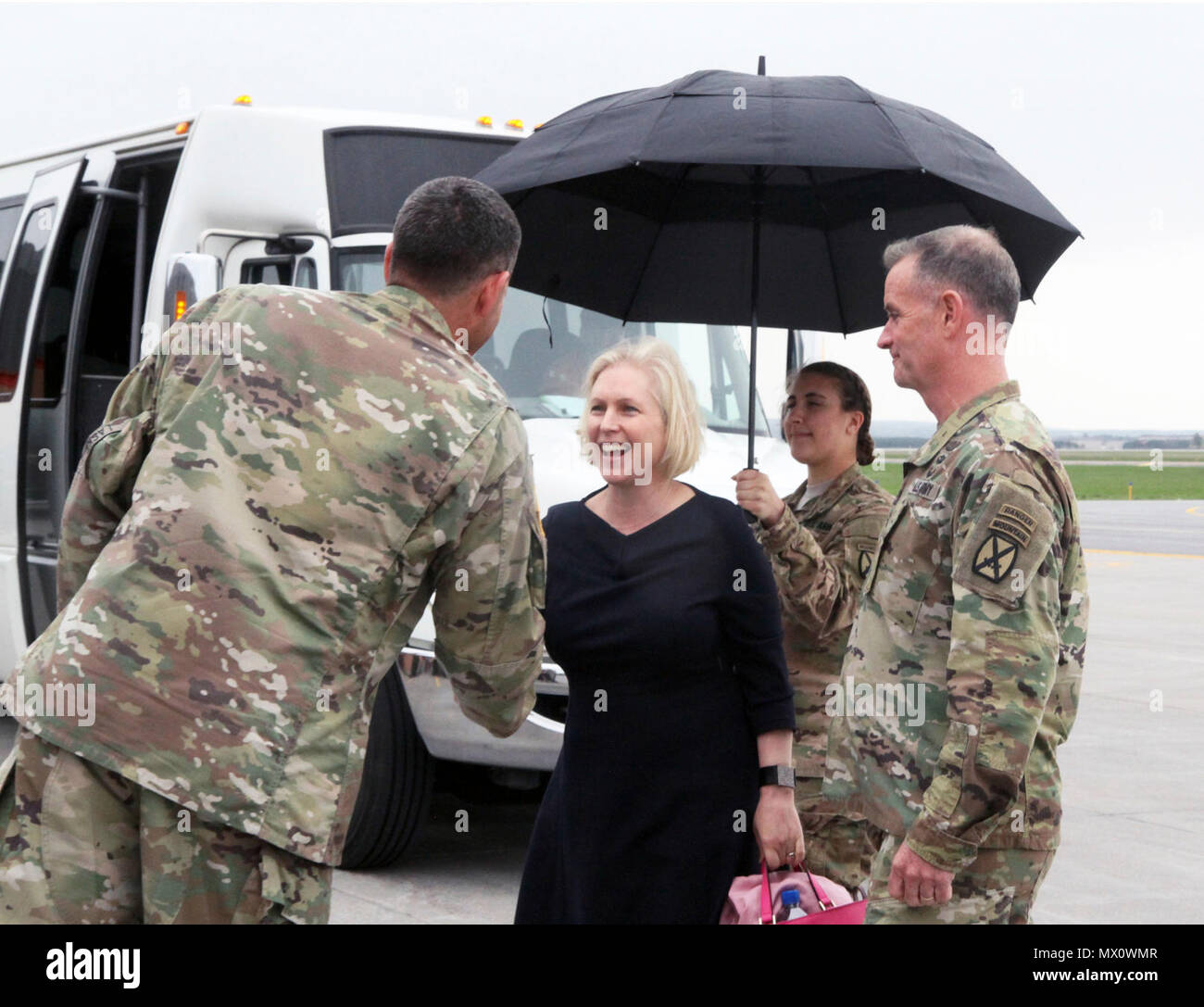 Garrison commander Col. Bryan Laske (left) and commanding general Maj ...