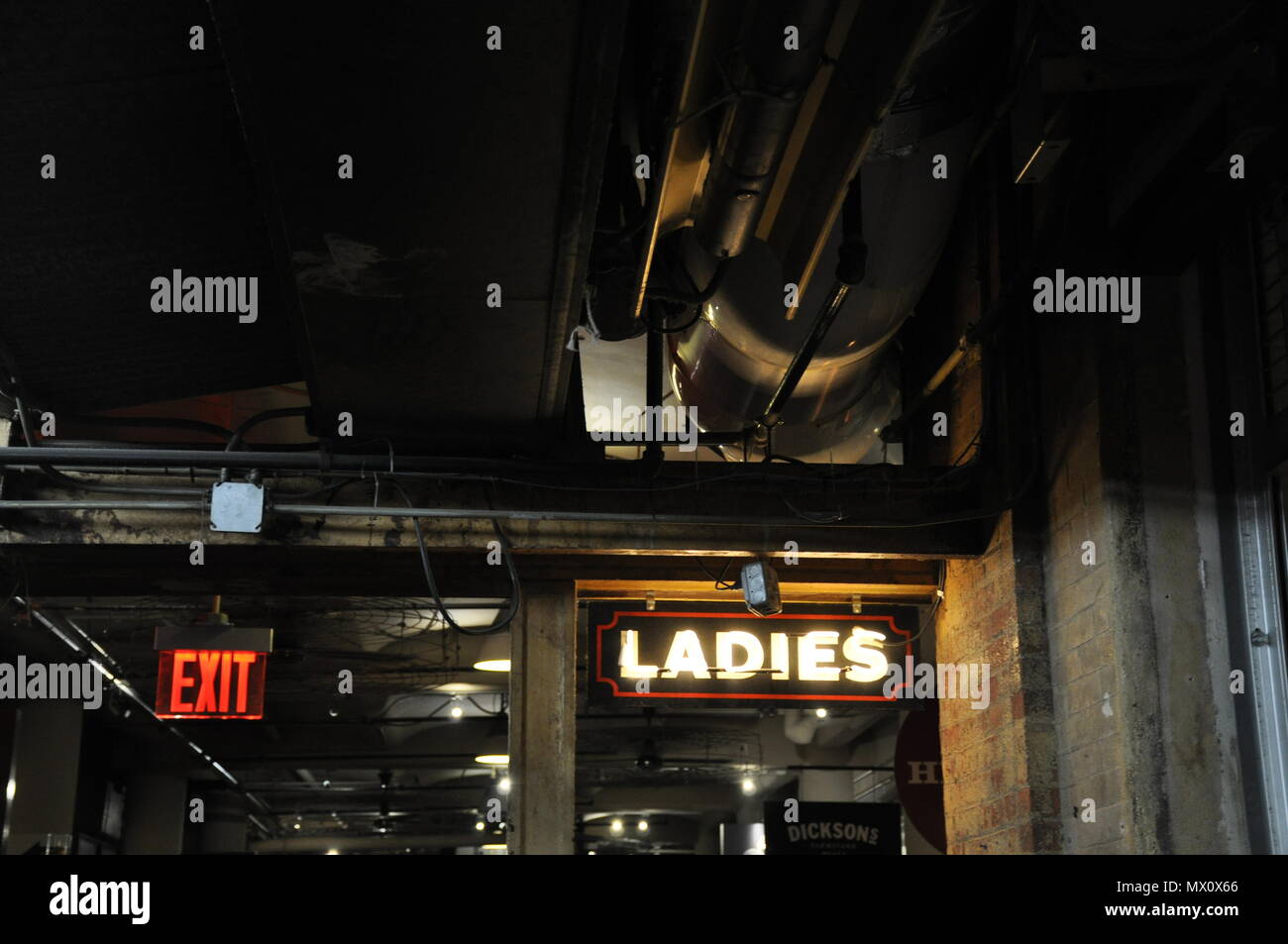 Chelsea market new york sign hi-res stock photography and images - Alamy