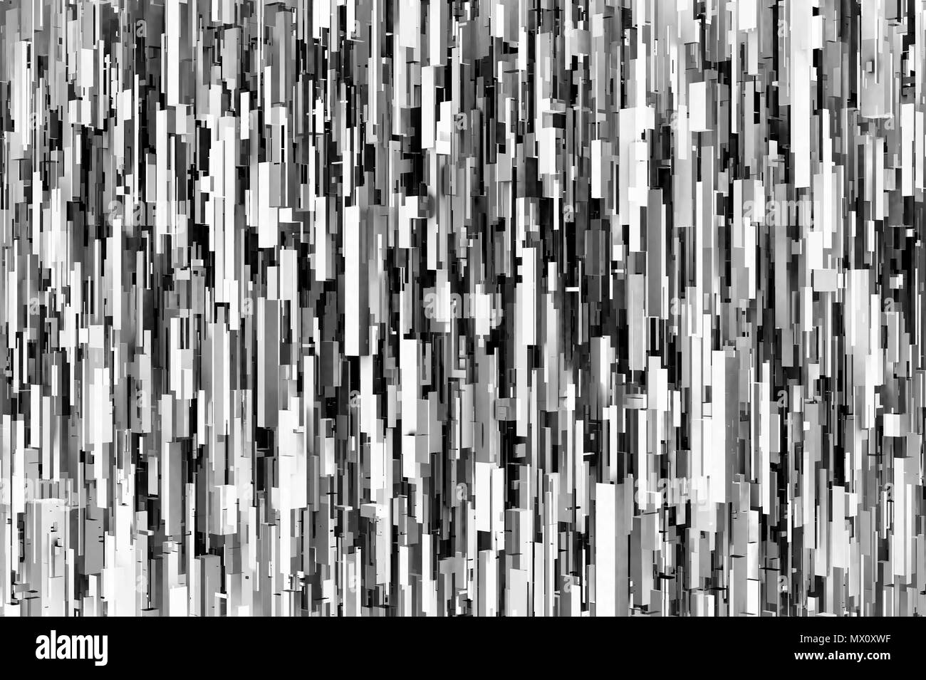 Abstract Sci-fi Gray 3d Geometric Background Texture From Levitating ...