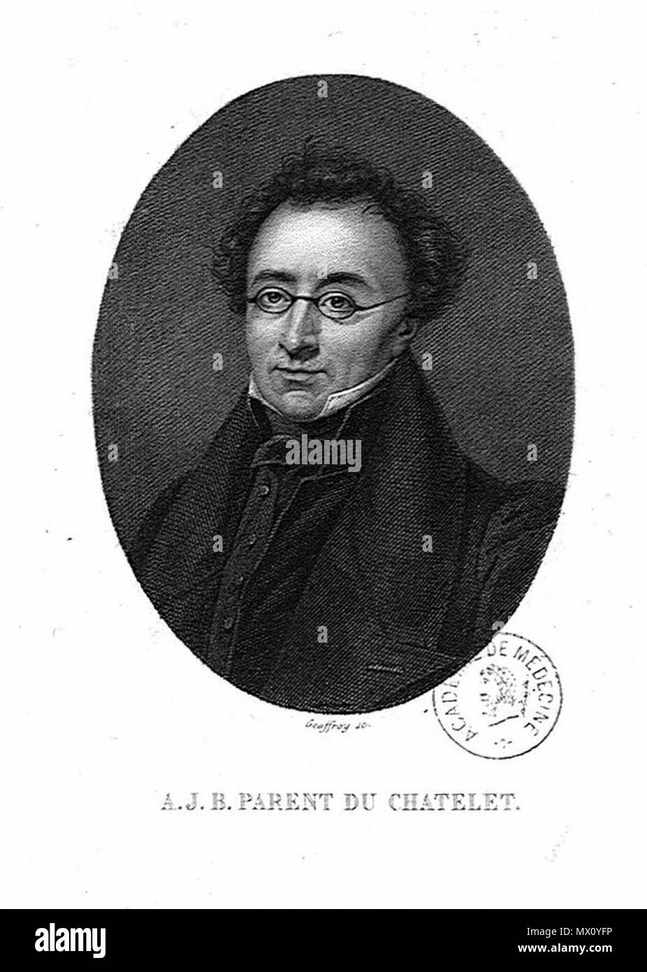 . Français : Alexandre Jean-Baptiste Parent-Duchatelet (1790-1836 ...