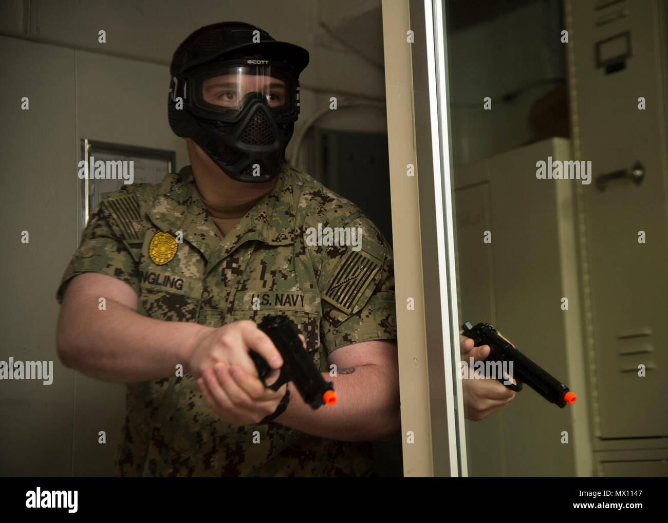 Va. (May 1, 2017) Master-at-Arms 3rd Class Taylor Yingling, from ...