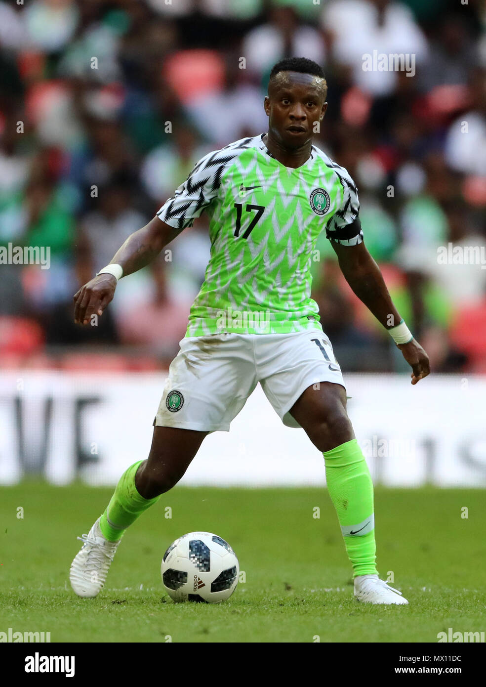 Nigeria's Ogenyi Onazi during the International Friendly match at ...