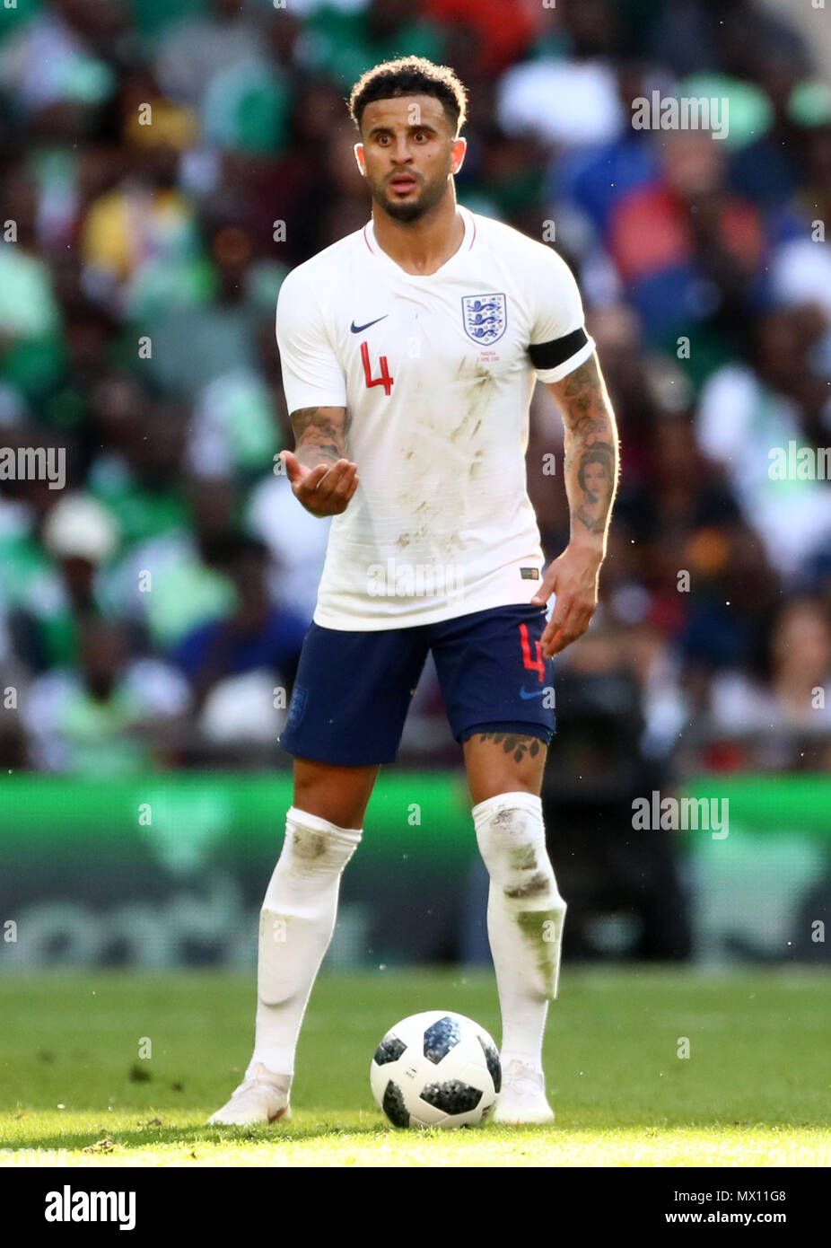 England's Kyle Walker during the International Friendly match at ...