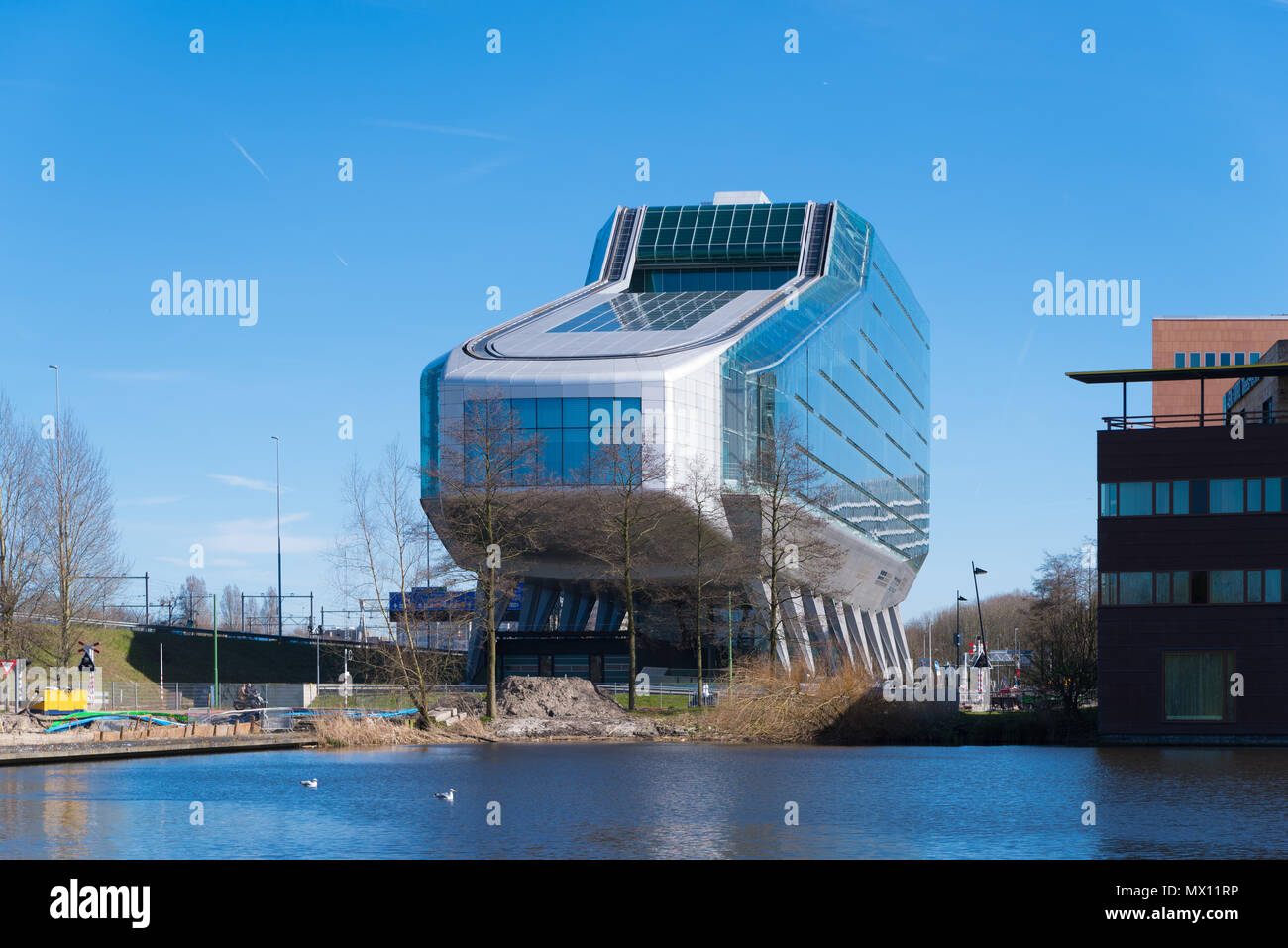 AMSTERDAM, NETHERLANDS - MARCH 25, 2017: Exterior of the former ING ...