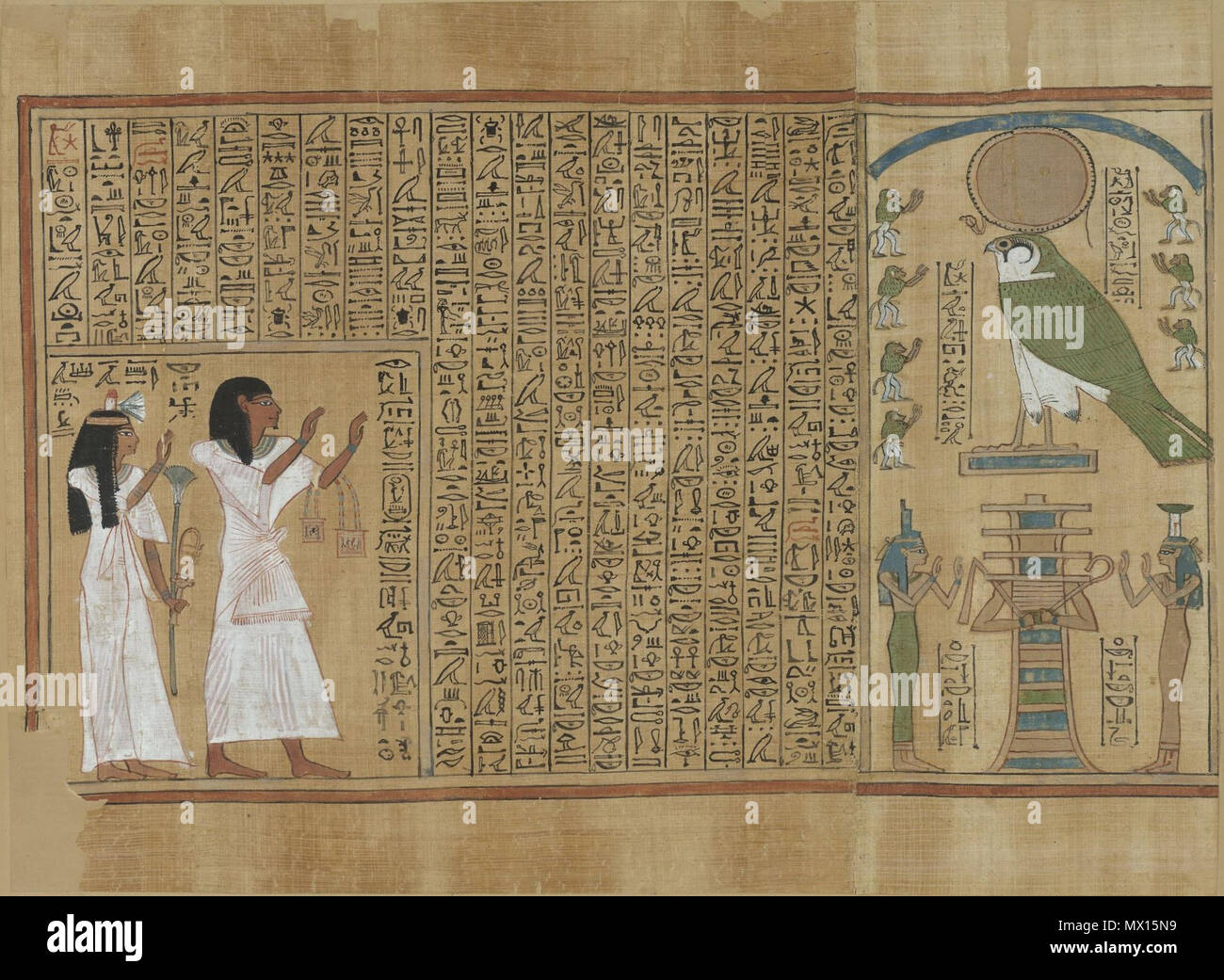 . English: The Book of the Dead of Hunefer, sheet 1 . 19th Dynasty ...