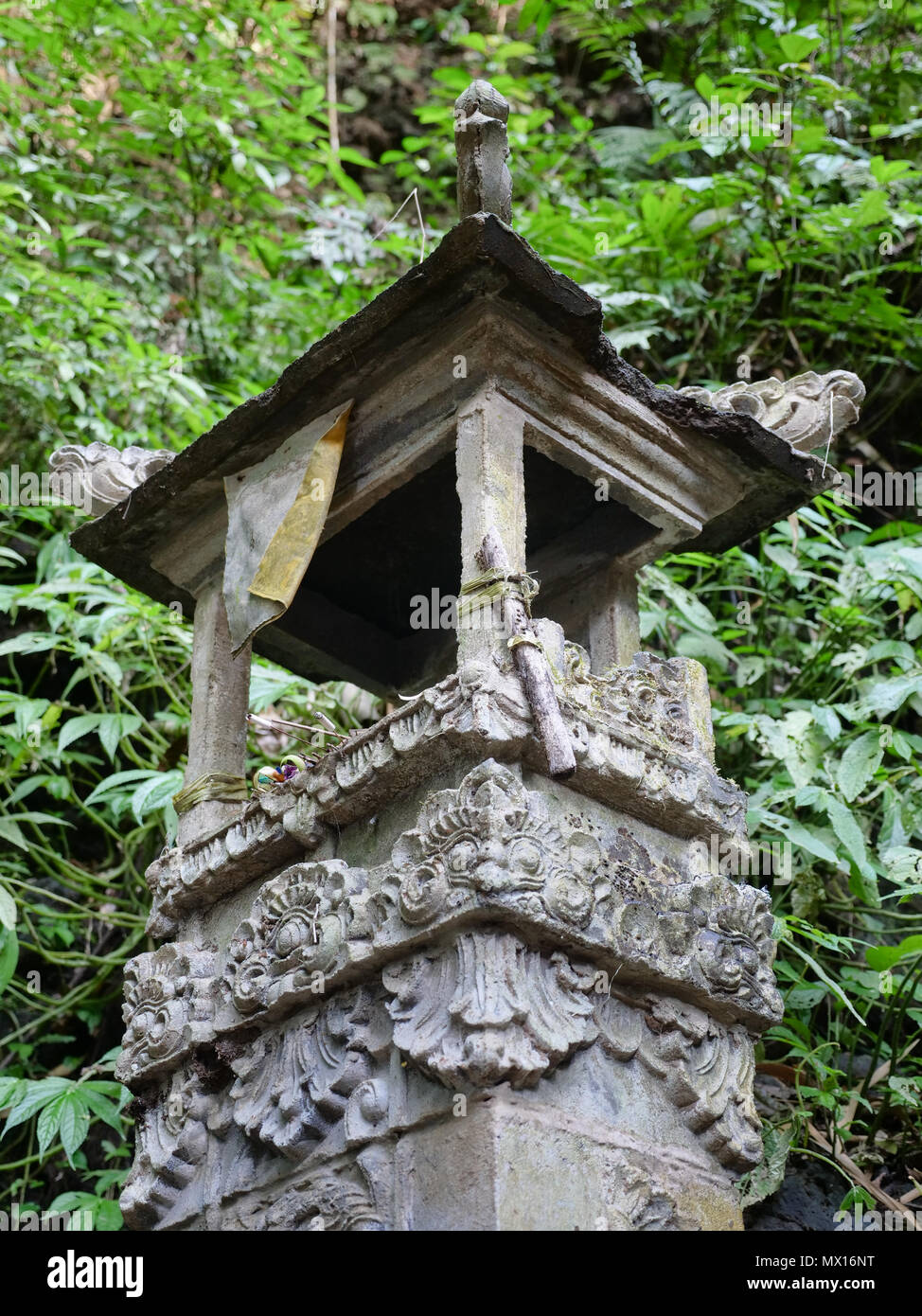 Sacrifice oblation, traditional offerings for Gods in Buddhist temple ...