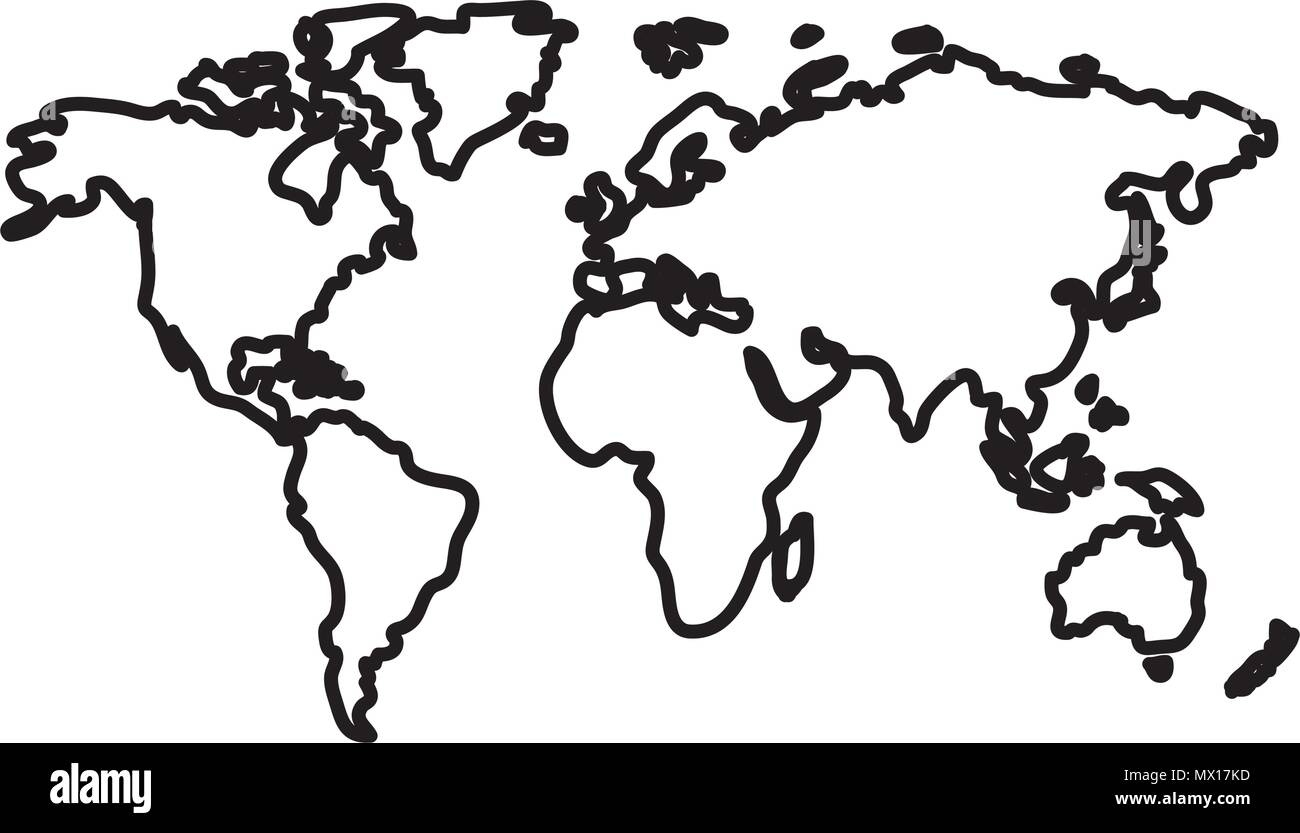line global map continent world geography Stock Vector Image & Art - Alamy line global map continent world geography Stock Vector Image & Art - Alamy