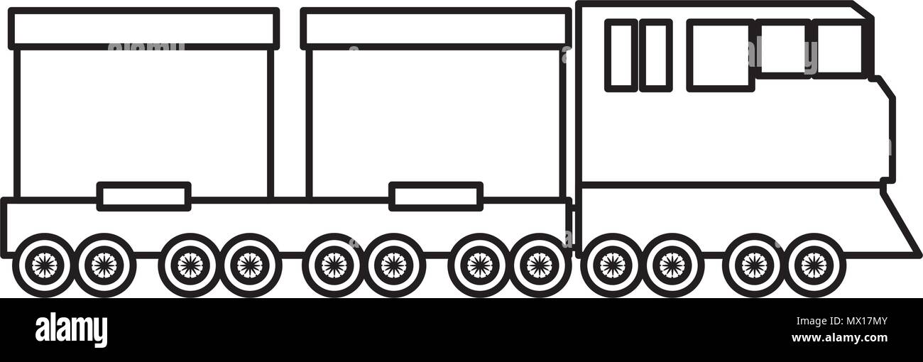 line side train transport wagon technology Stock Vector Image & Art - Alamy