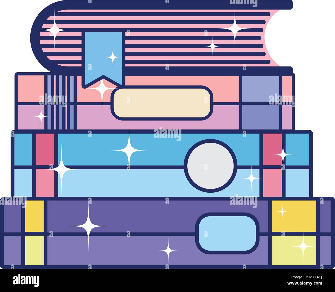 Study page front cover Stock Vector Images - Alamy