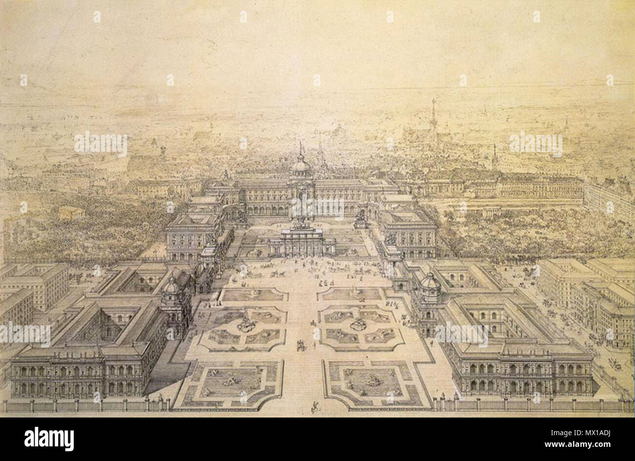 . Deutsch: Gottfried Semper, Carl Hasenauer, Kaiserforum, 1869 (Wien ...