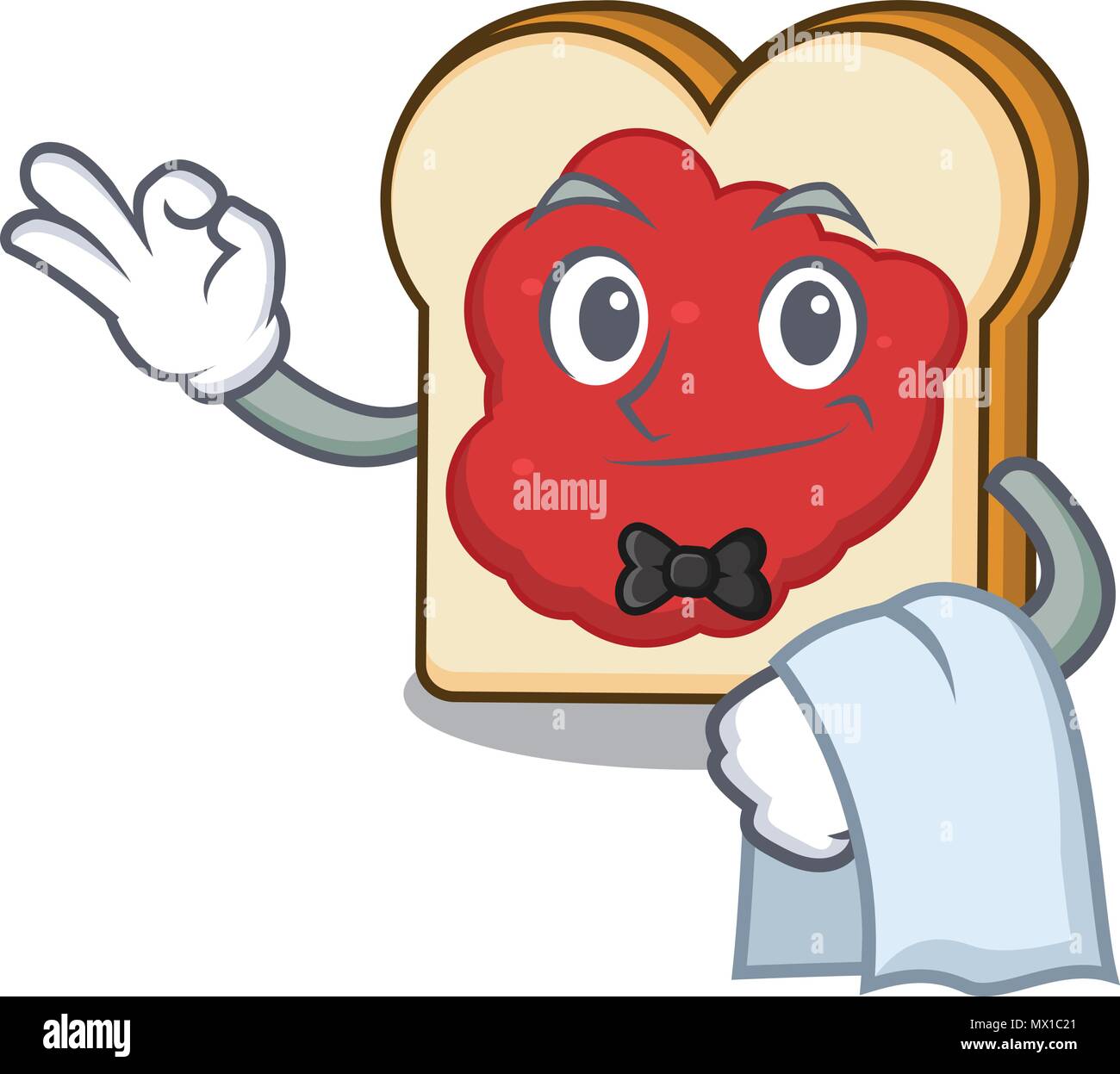 Jam tray Stock Vector Images - Alamy