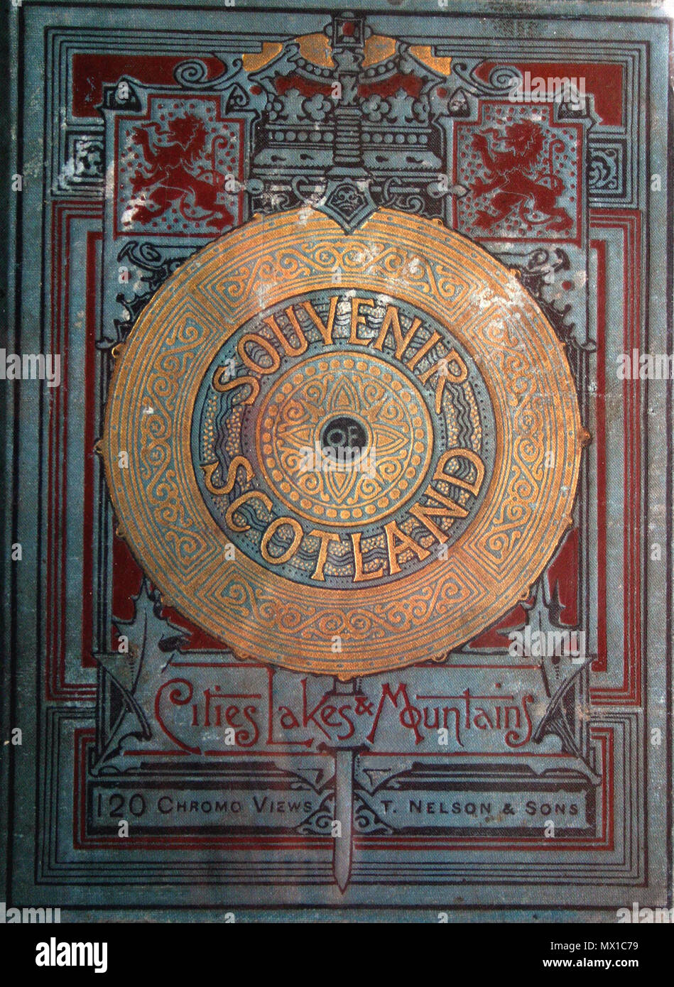 . English: Cover of book 'Souvenir of Scotland' . 1889. No authors ...