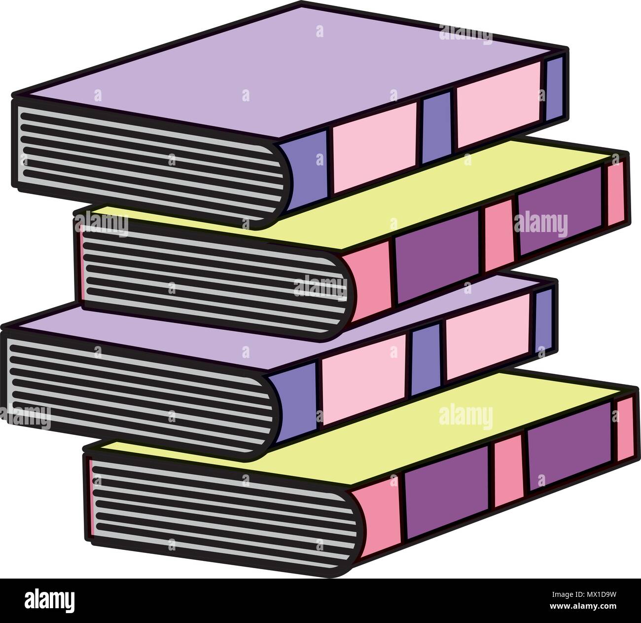 color books front board style papers information Stock Vector Image ...