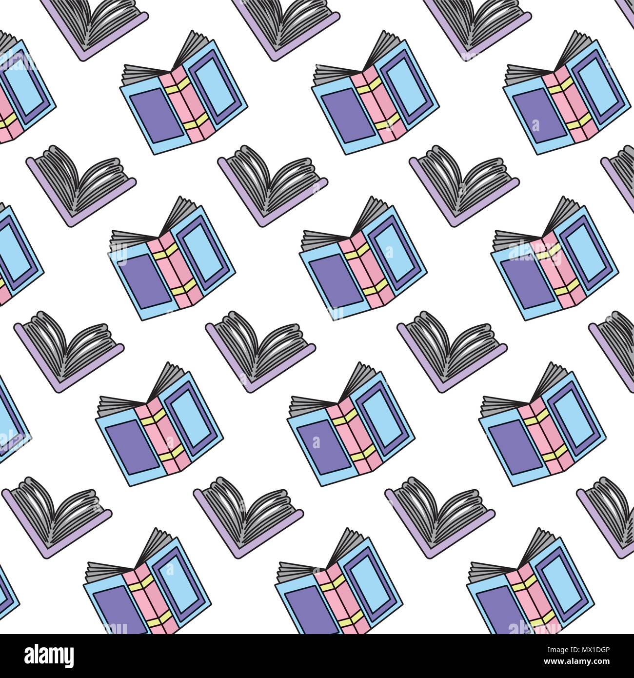 color open books information object background Stock Vector Image & Art ...