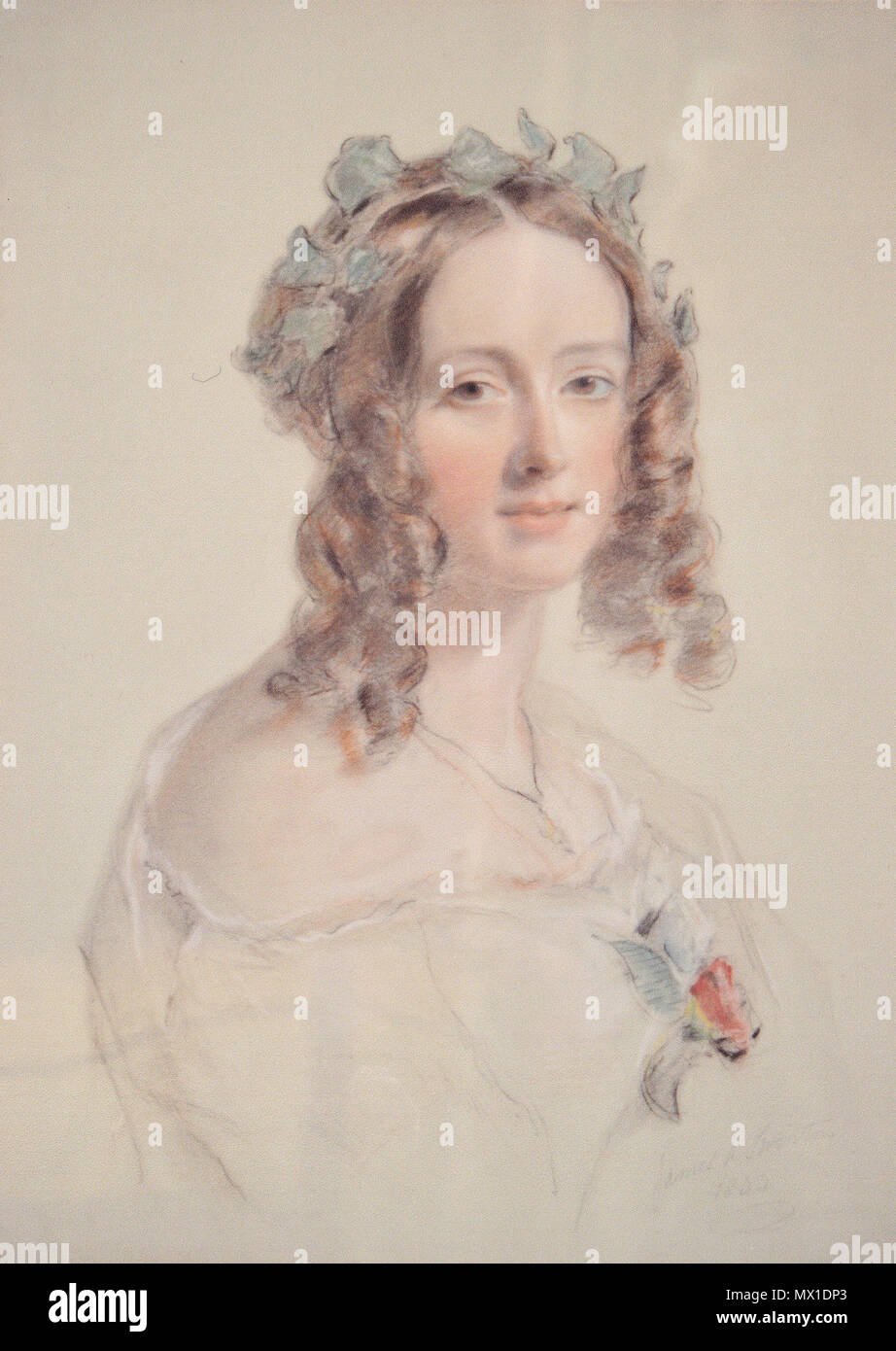 . English: Painting of Lady Grisell Baillie (1822-1891) by James ...