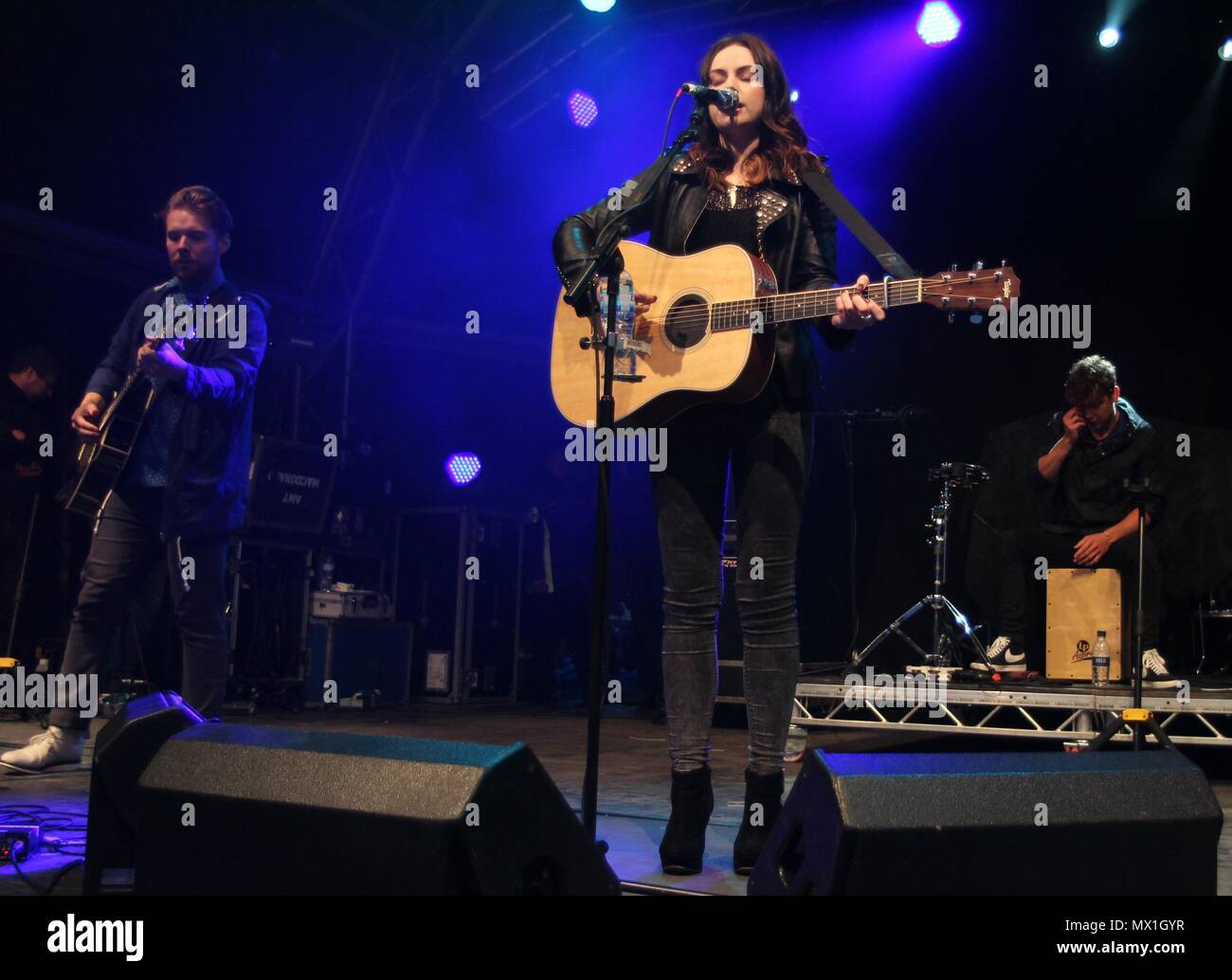 Blackpool,uk, scottish singer Amy McDonald @ blackpool Illuminations ...