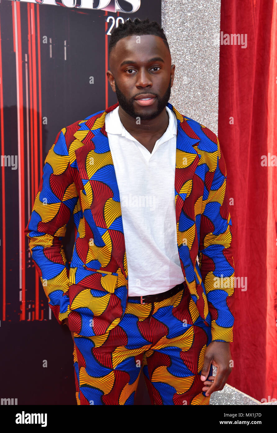 Michael Fatogun attending the British Soap Awards 2018 held at The ...