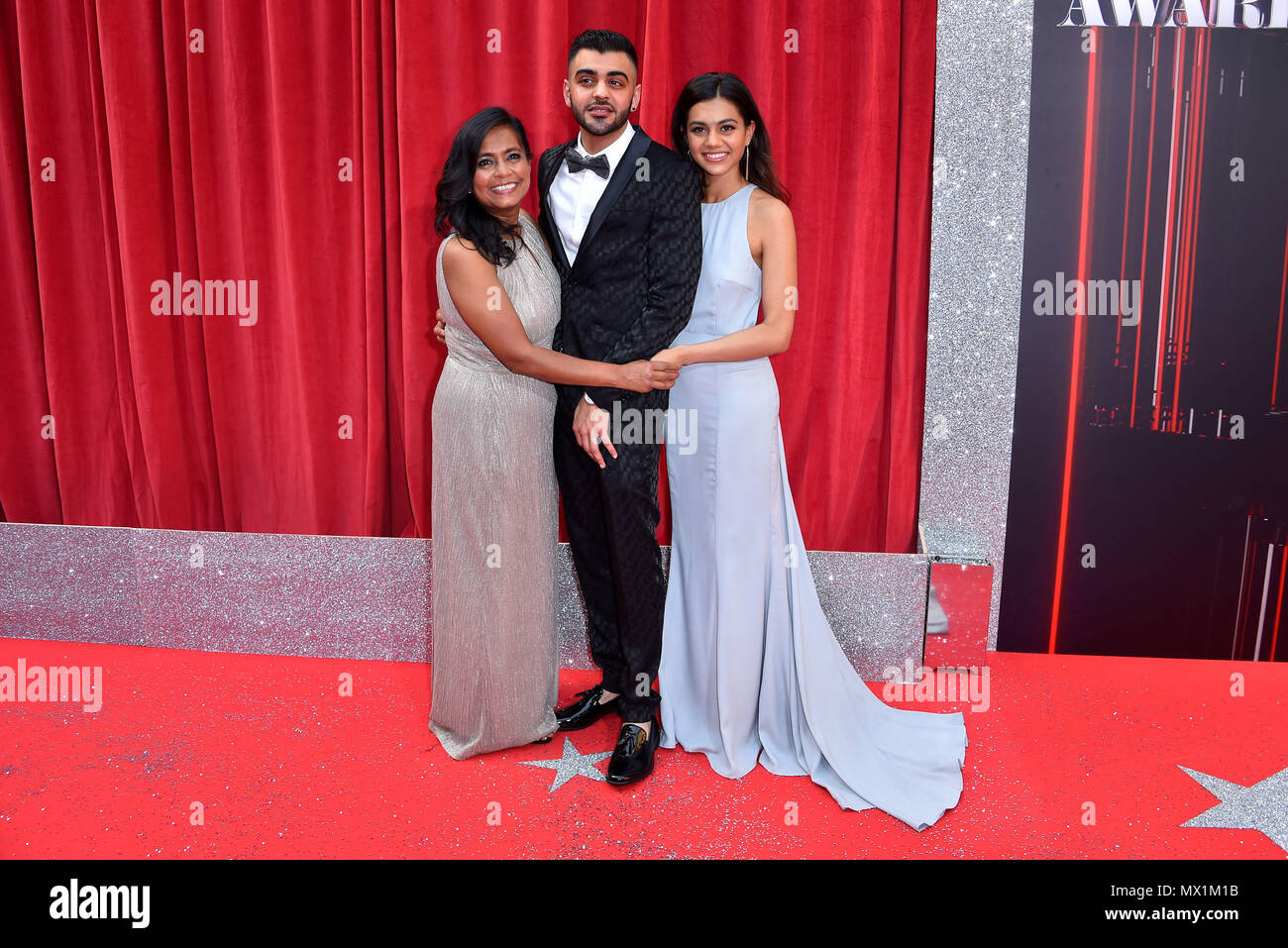 Bharti Patel, Sunjay Midda and Lisa Ambalavana attending the British ...