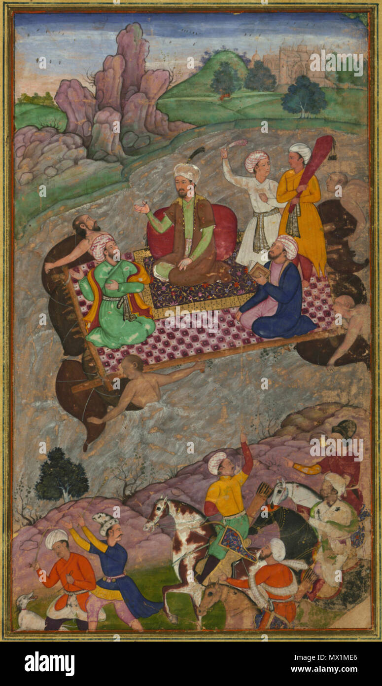 . English: Illustrations from the Manuscript of Baburnama (Memoirs of ...