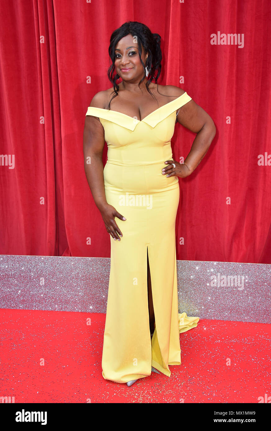 Sandra Marvin attending the British Soap Awards 2018 held at The ...