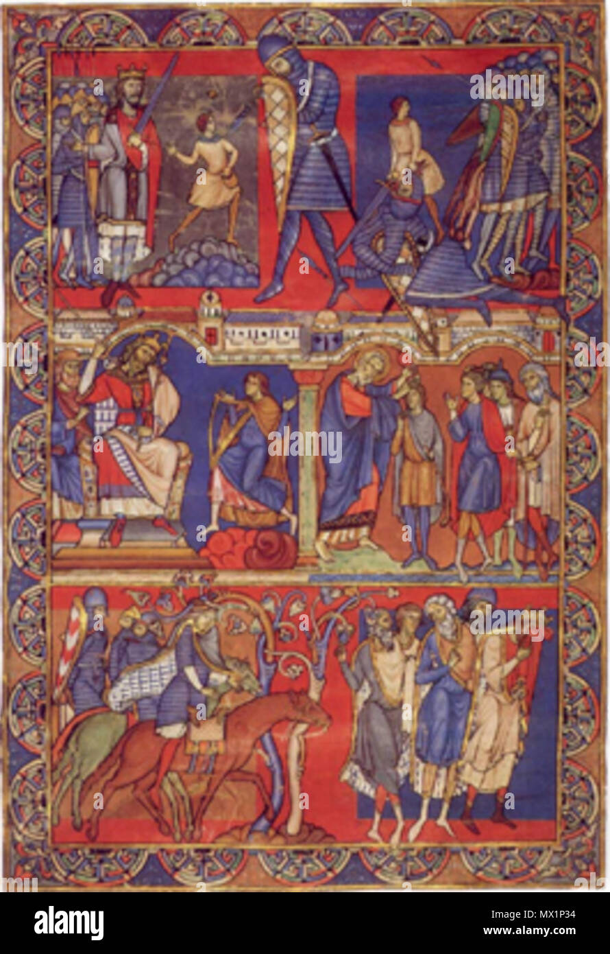 . The Morgan Leaf. Scenes from the life of King David . This file is ...