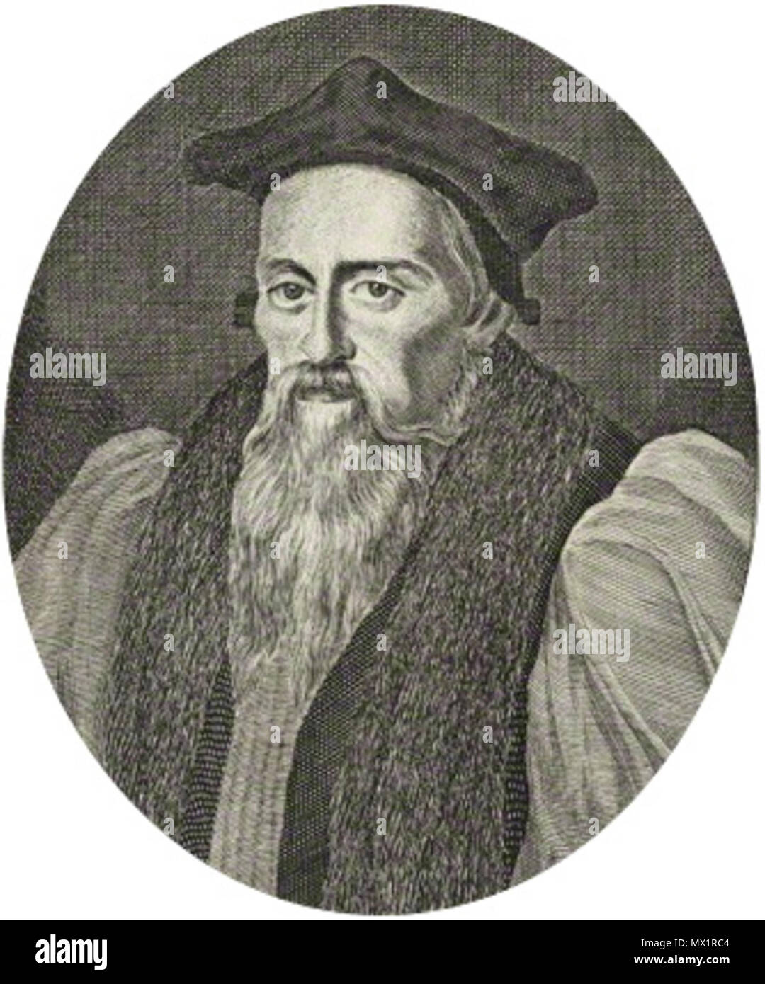 . English: John Aylmer (1521-1594) . Unknown artist after a 16th ...