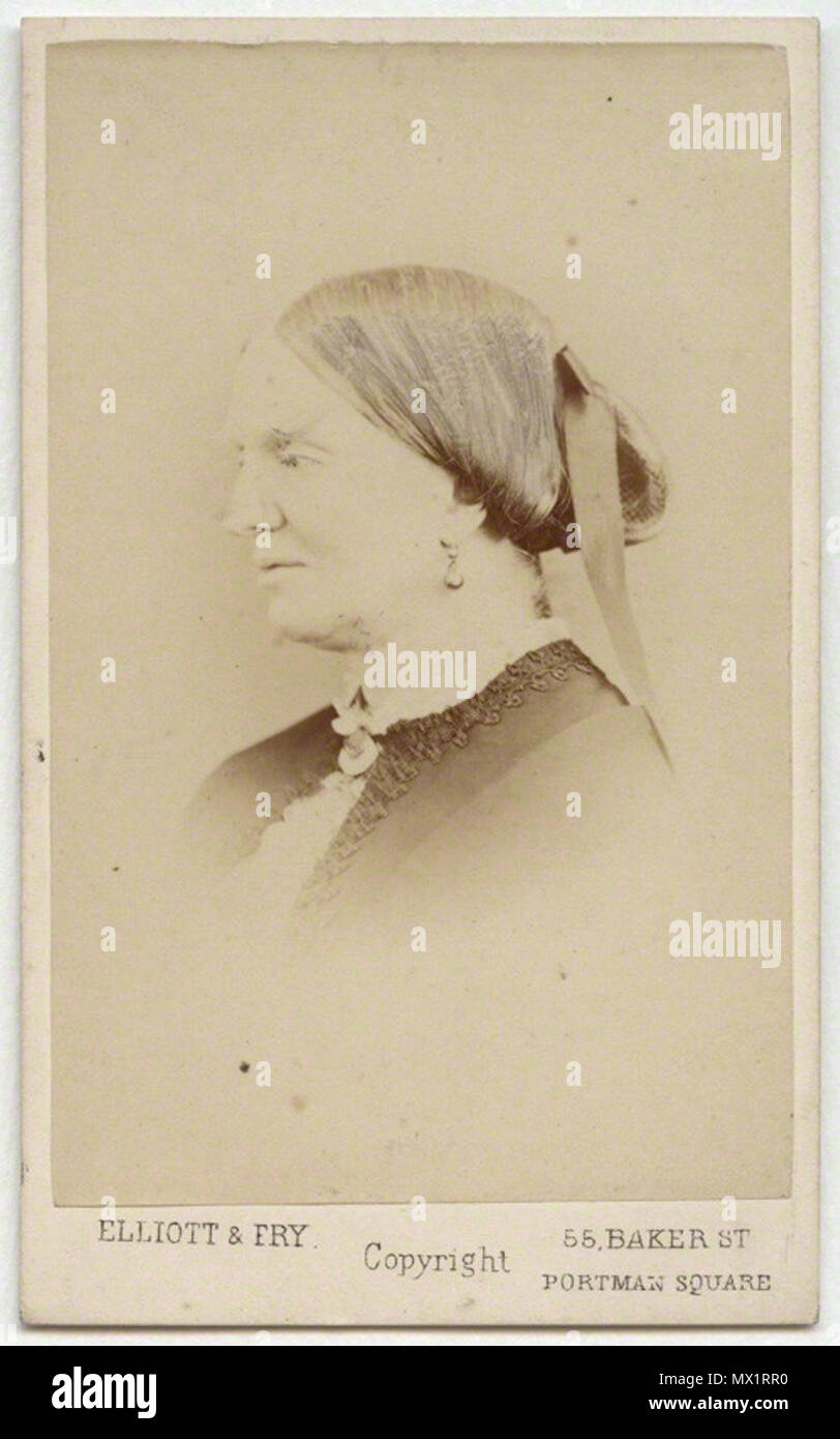 . English: Margaret Gatty (née Scott) by Elliott & Fry, albumen carte ...