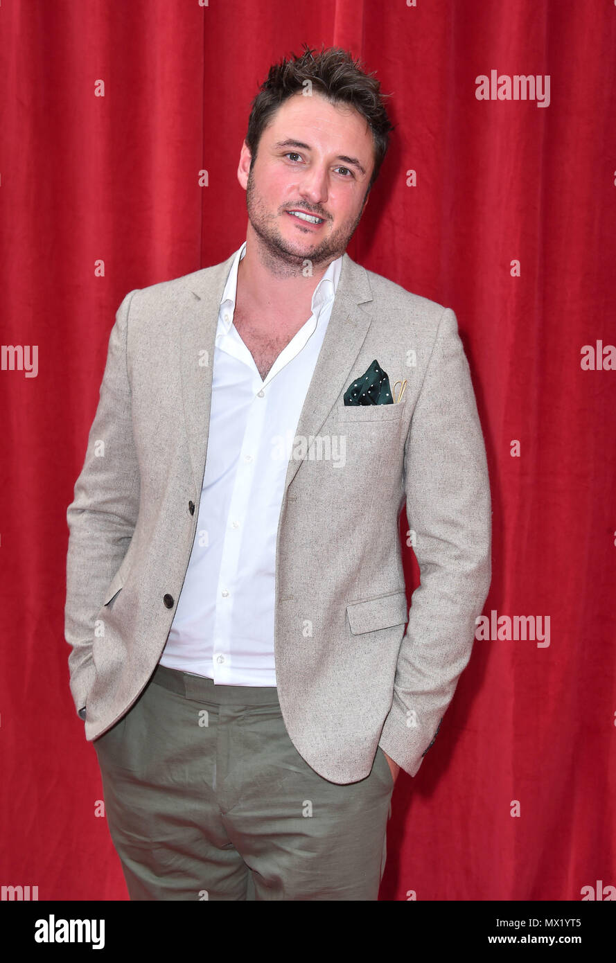 James Bye attending the British Soap Awards 2018 held at The Hackney ...