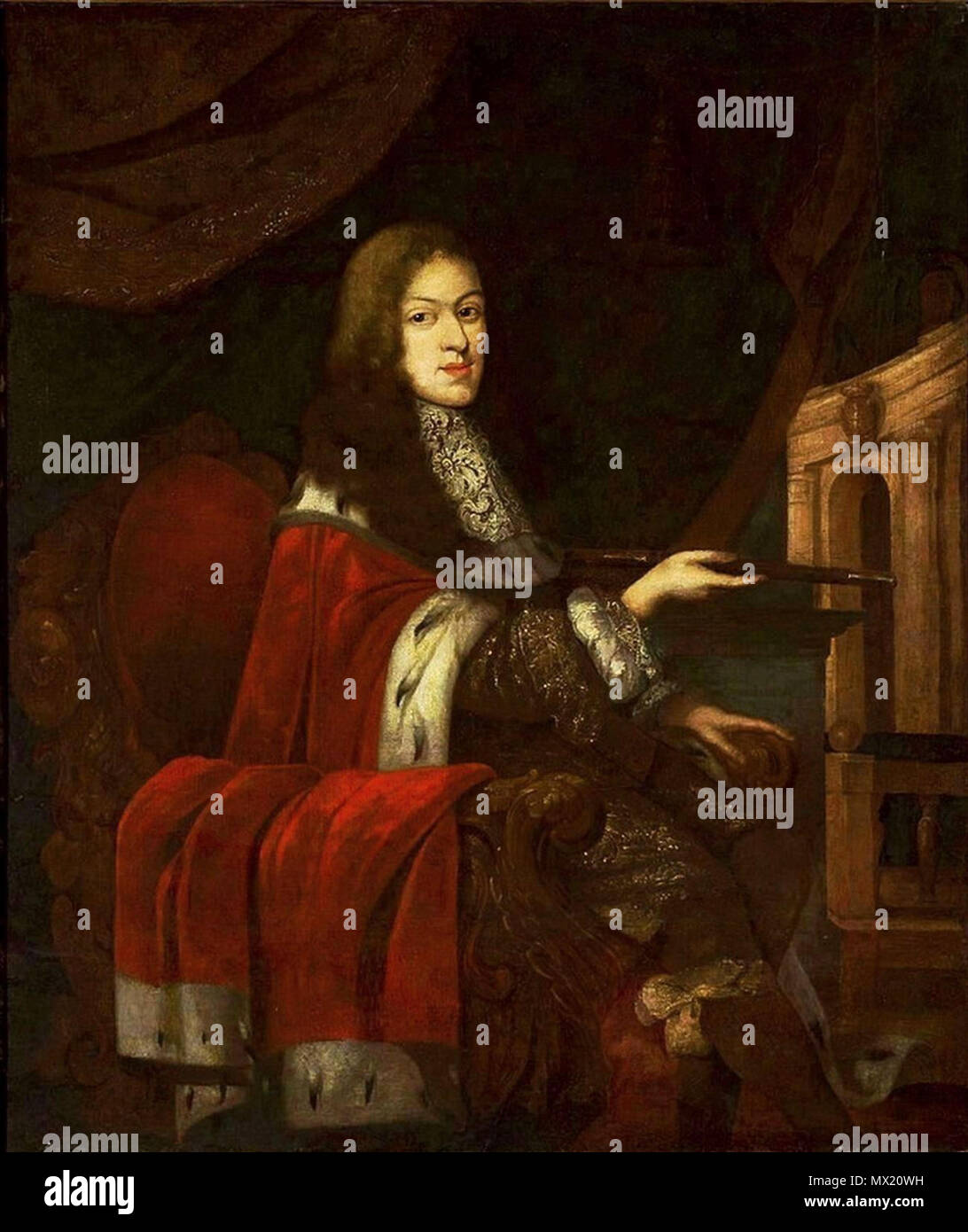. Portret Jerzego Wilhelma Piasta (1660-1675), księcia legnicko ...