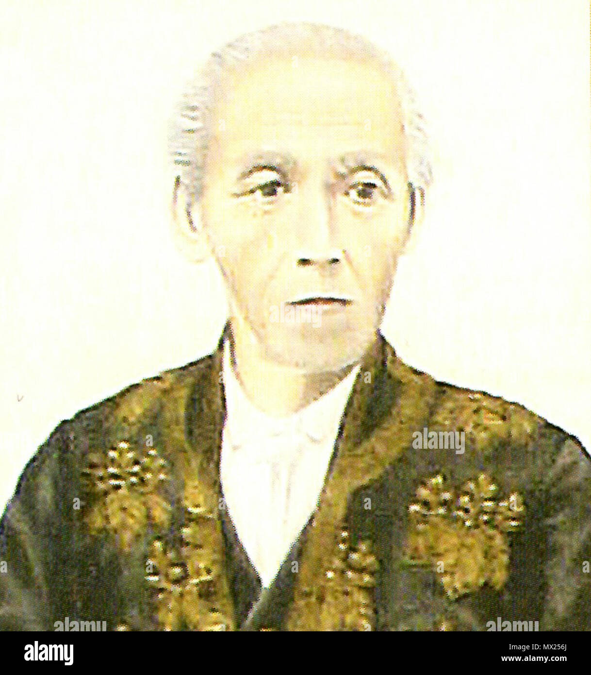 . 日本語: 遠山友禄の肖像。 . 1 January 2013. Unknown 613 Toyama Tomoyoshi(19th Stock Photo - Alamy