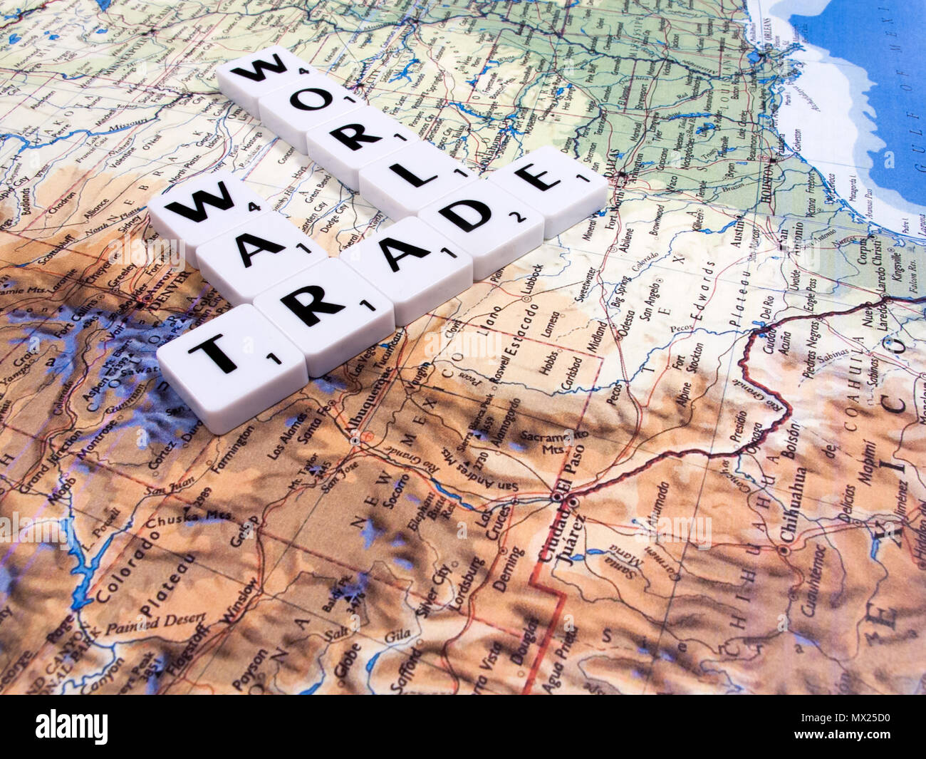 Tariffs world map hi-res stock photography and images - Alamy