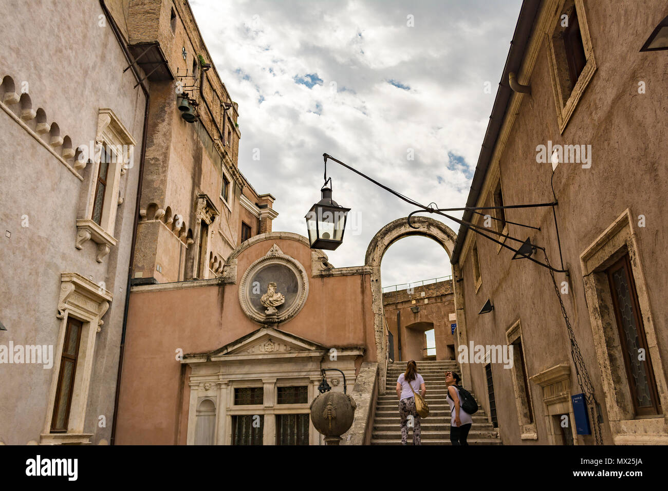 Castel sant'angelo stairs hi-res stock photography and images - Alamy