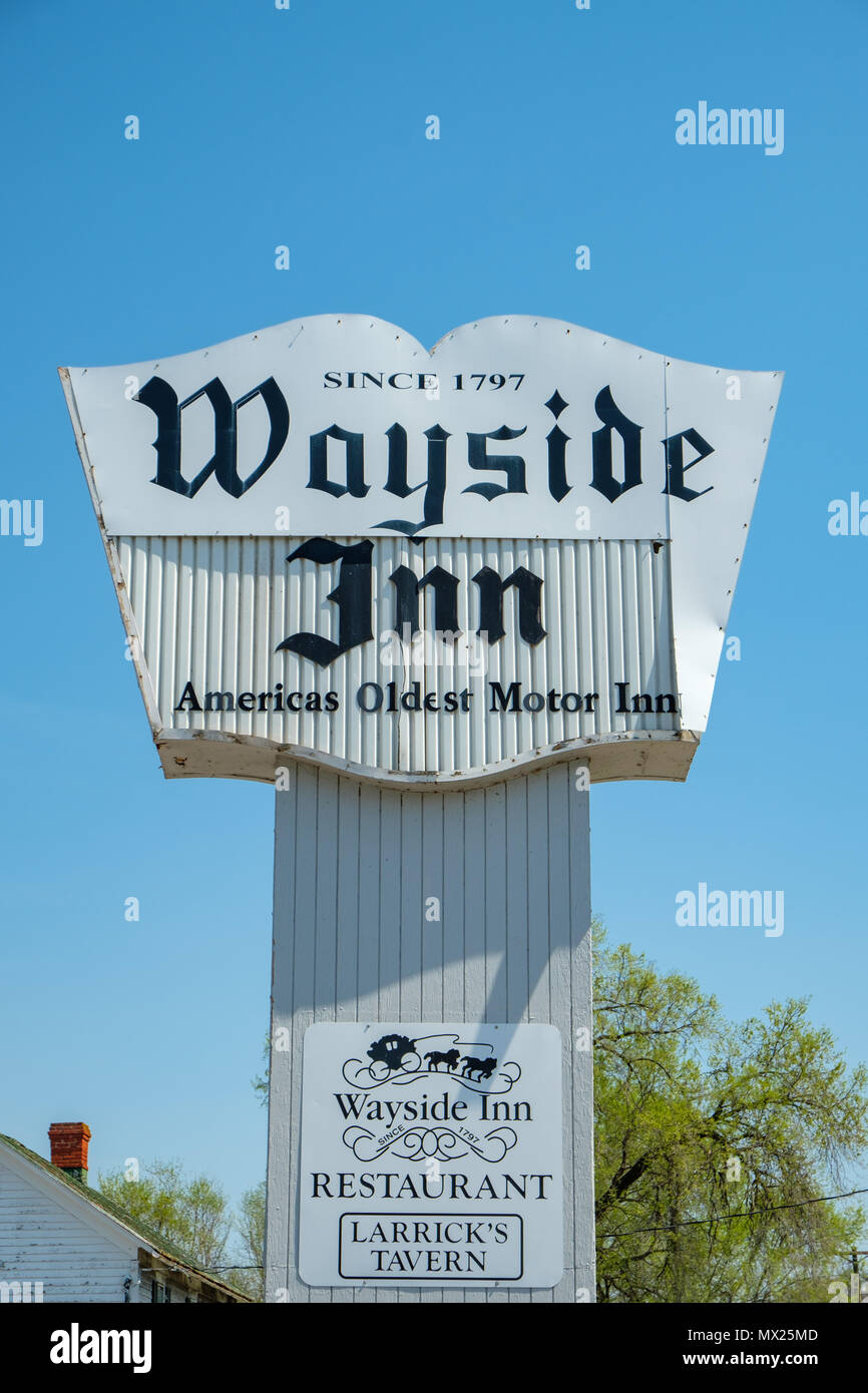 Wayside Inn 7783 Main Street, Middletown, Virginia Stock Photo - Alamy