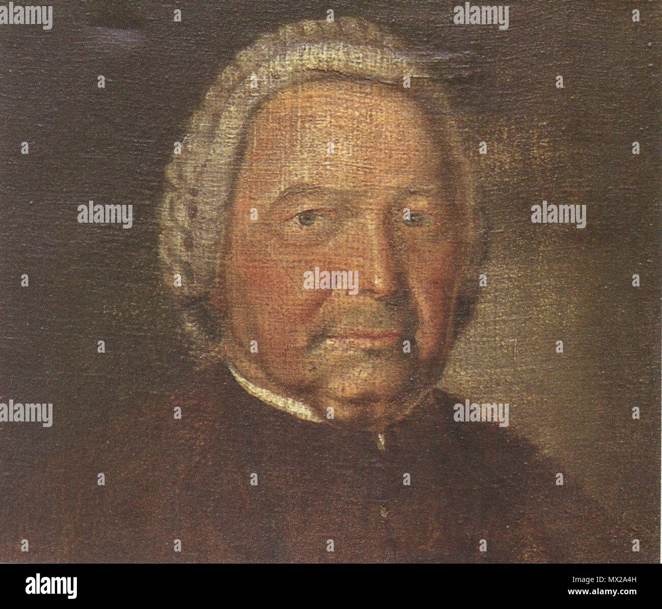 . Deutsch: Porträt Johann Esche (1682- 1752) . circa 1905. unknown ...