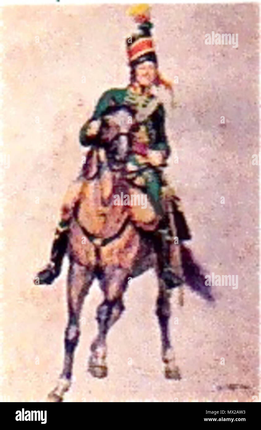 427 Mounted trouper of the Légion St. Georges Stock Photo - Alamy