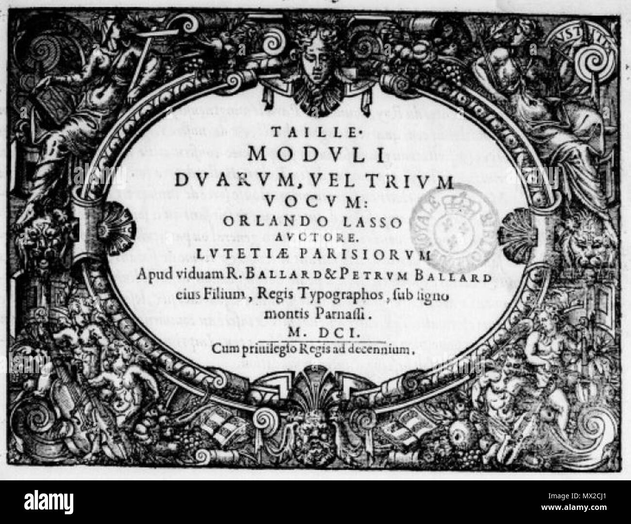 Orlando di lasso hi-res stock photography and images - Alamy