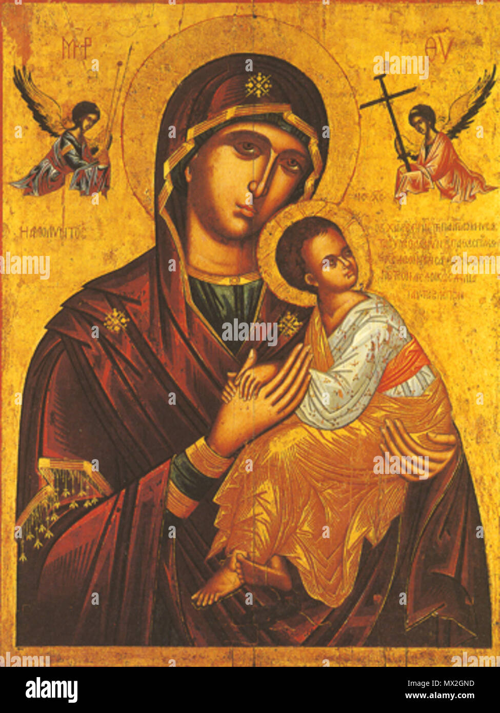 . English: 17th century icon of the Theotokos of the Passion . 17th ...