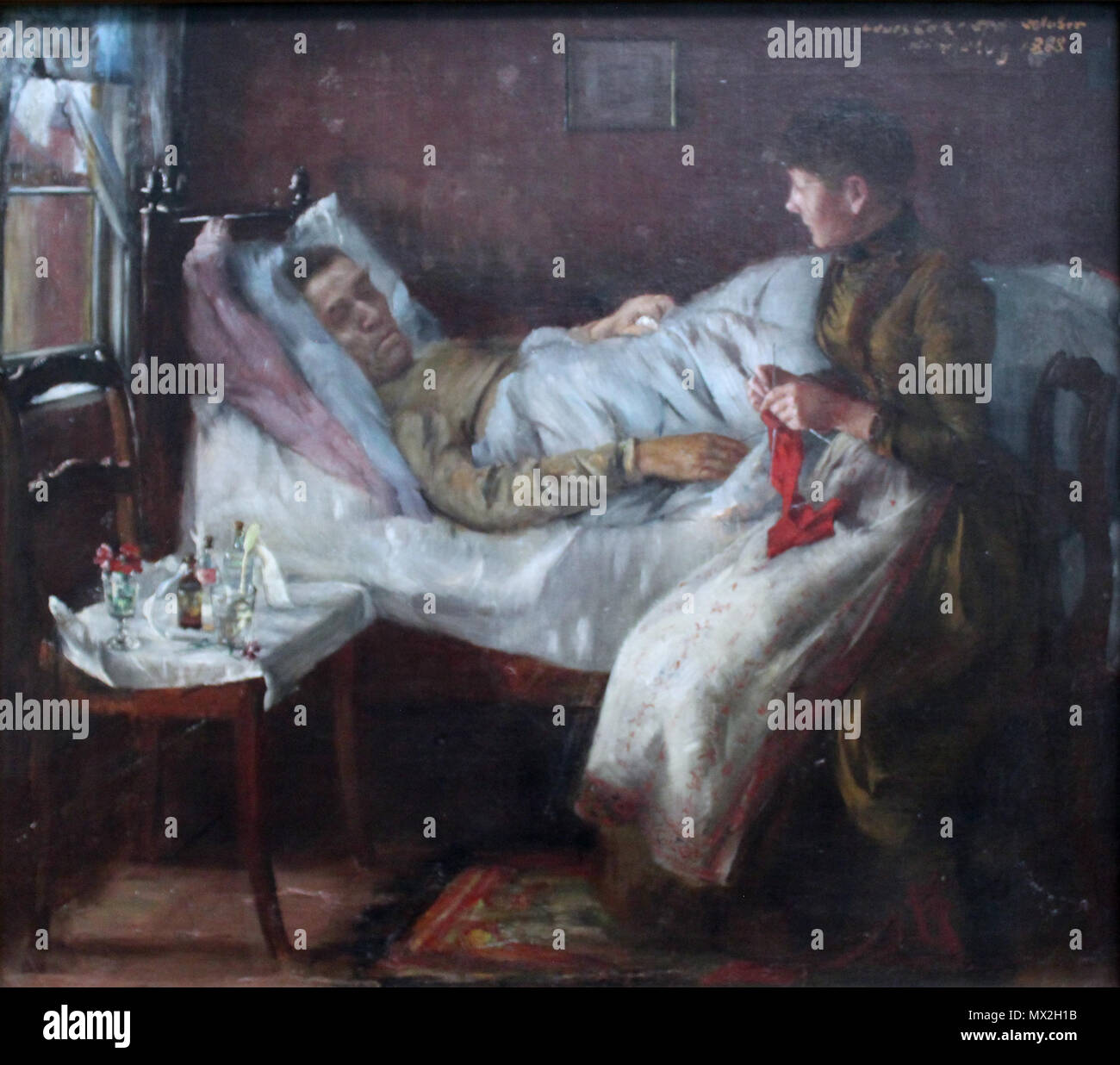 . English: The Artist's Father in his sickbed Deutsch: Der Vater des ...