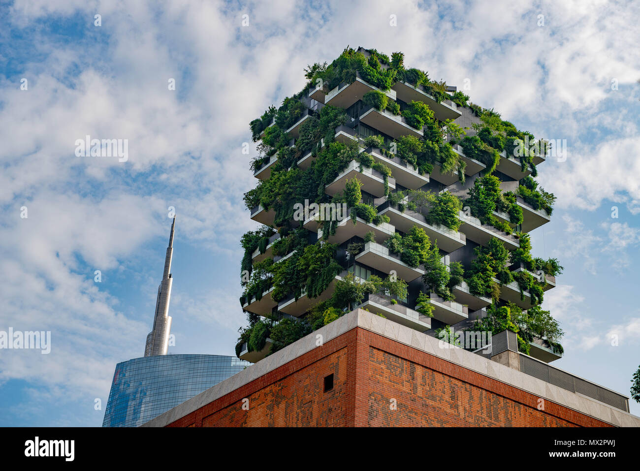 Milan garden terrace hi-res stock photography and images - Alamy