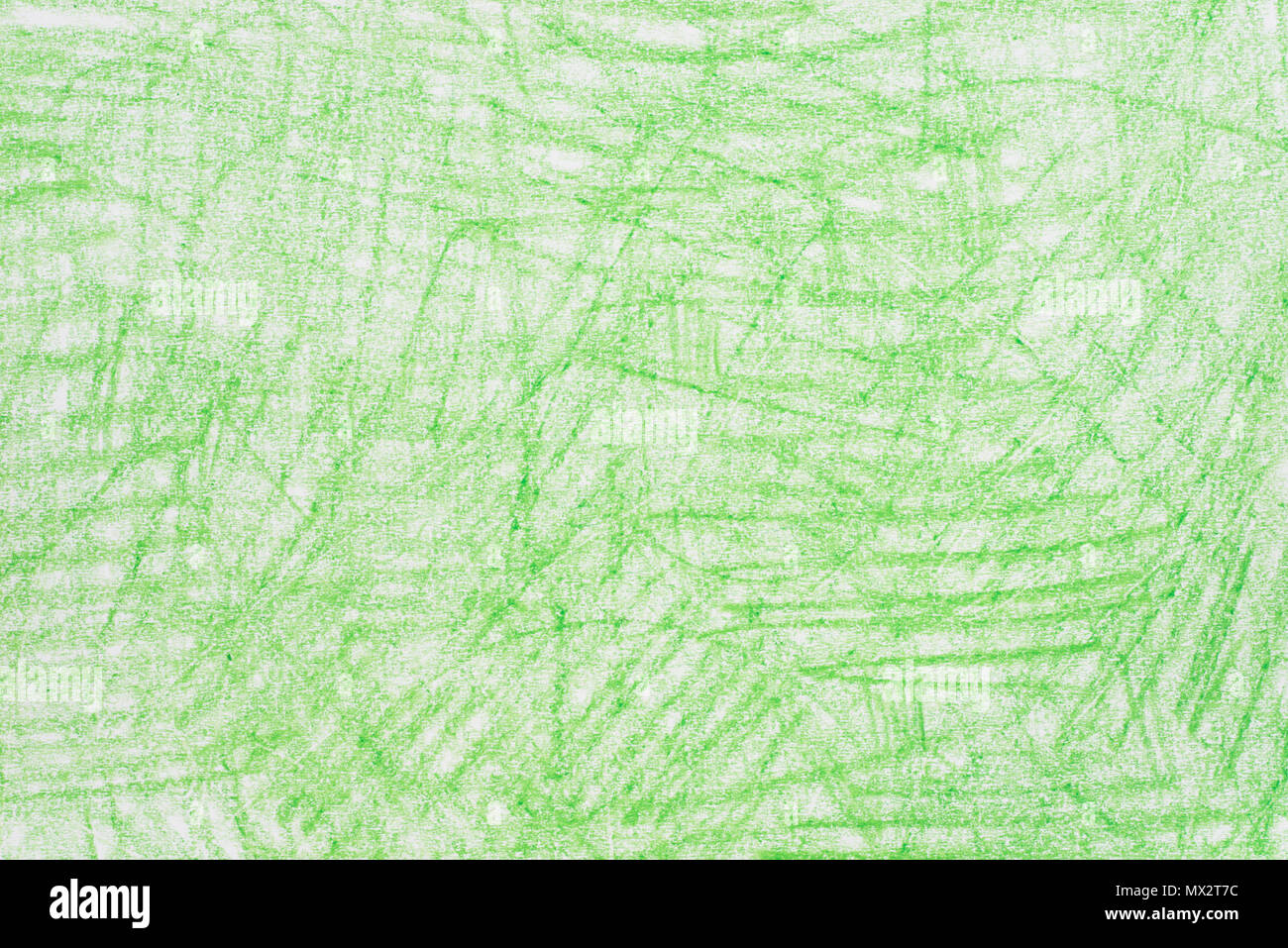 green color crayon doodles on paper background texture Stock Photo - Alamy
