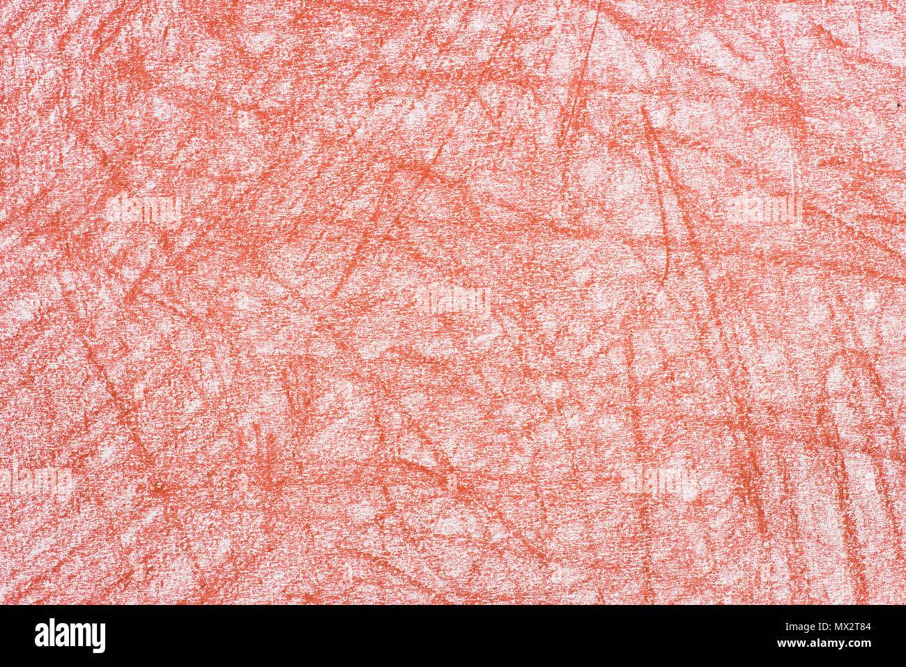 red color crayon doodles on paper background texture Stock Photo - Alamy