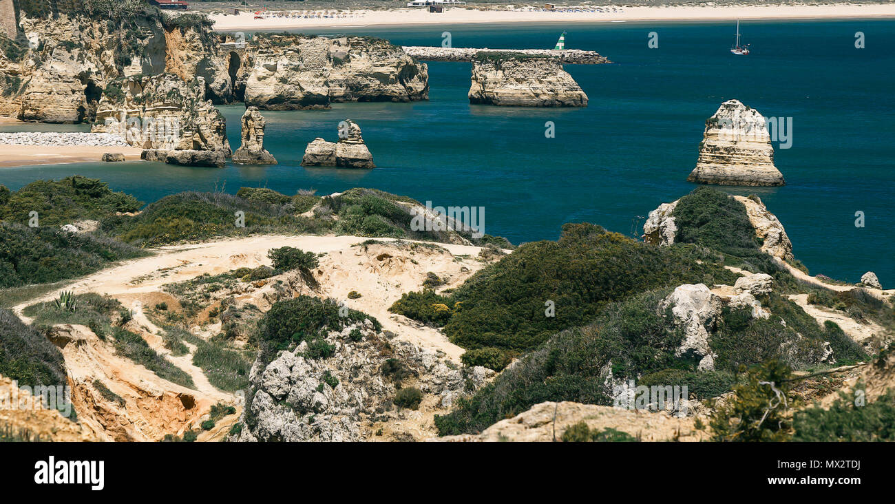 lagos coast II, algarve Stock Photo - Alamy