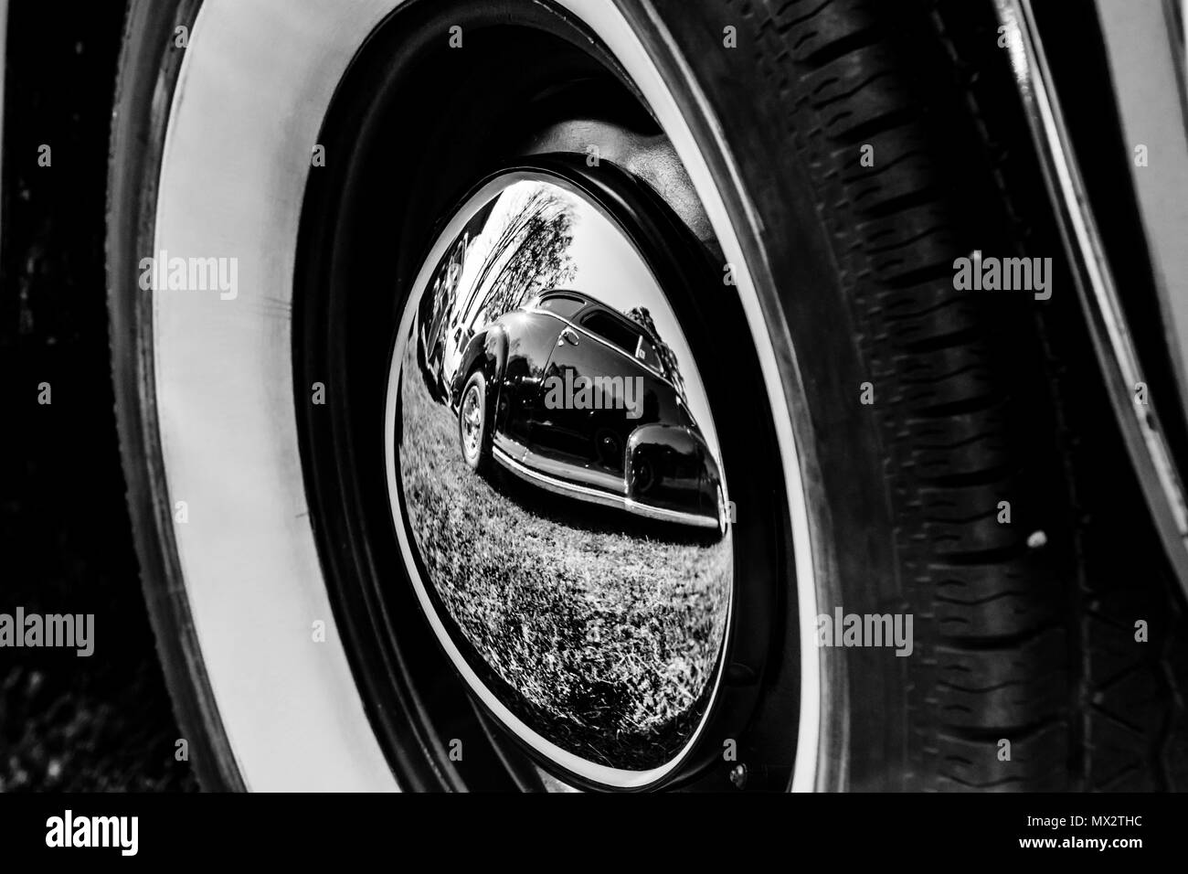 Close up of Vintage Car parts Stock Photo - Alamy
