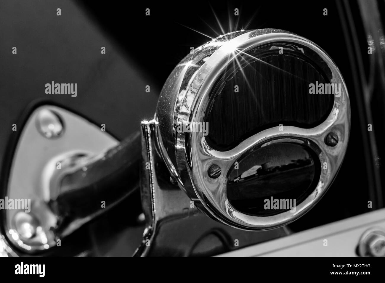 Close up of Vintage Car parts Stock Photo - Alamy